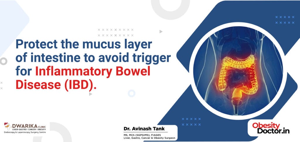 Protect the mucus layer of intestine to avoid trigger for Inflammatory ...